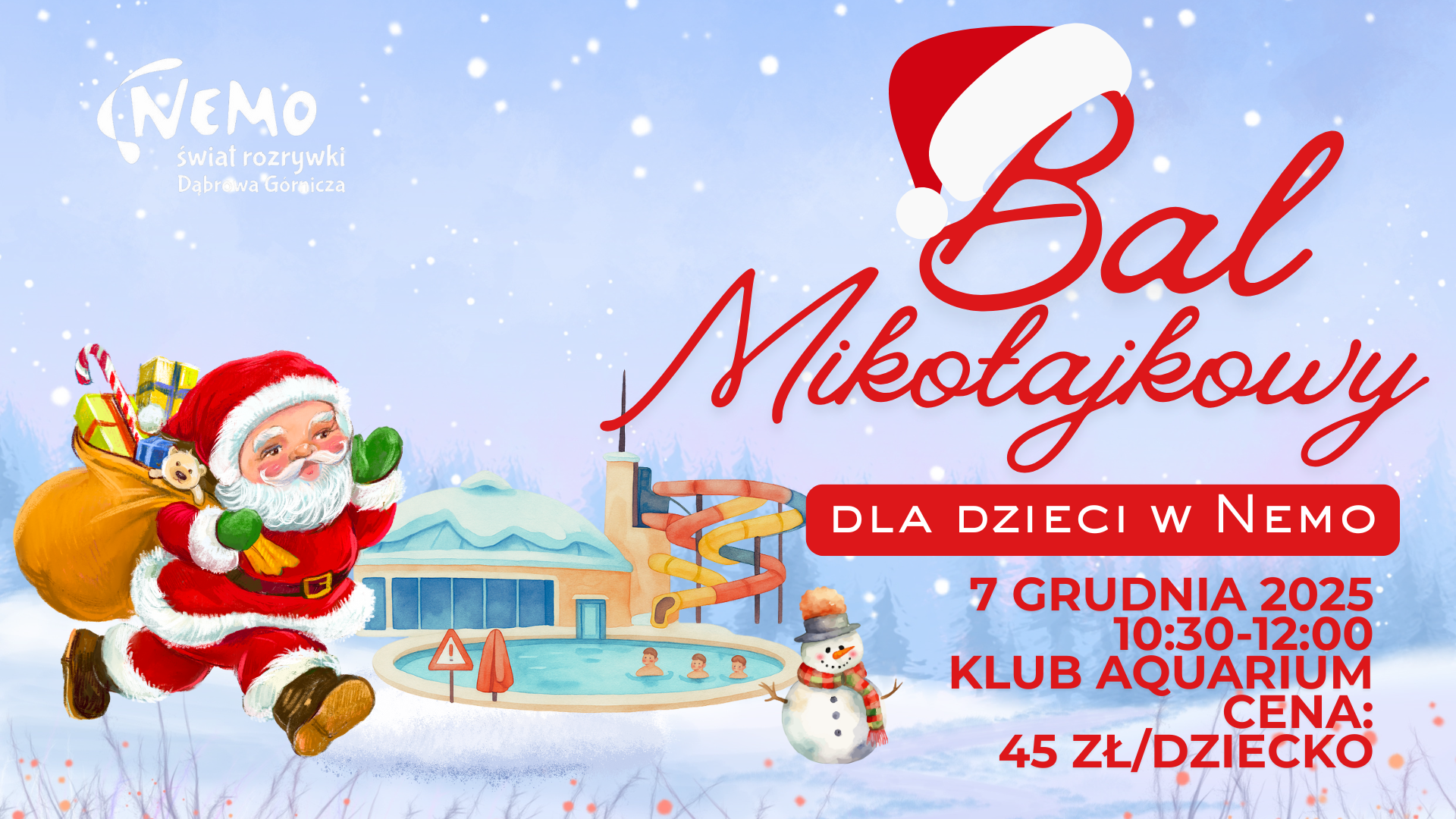 Bal Mikołajkowy – NEMO Świat Rozrywki